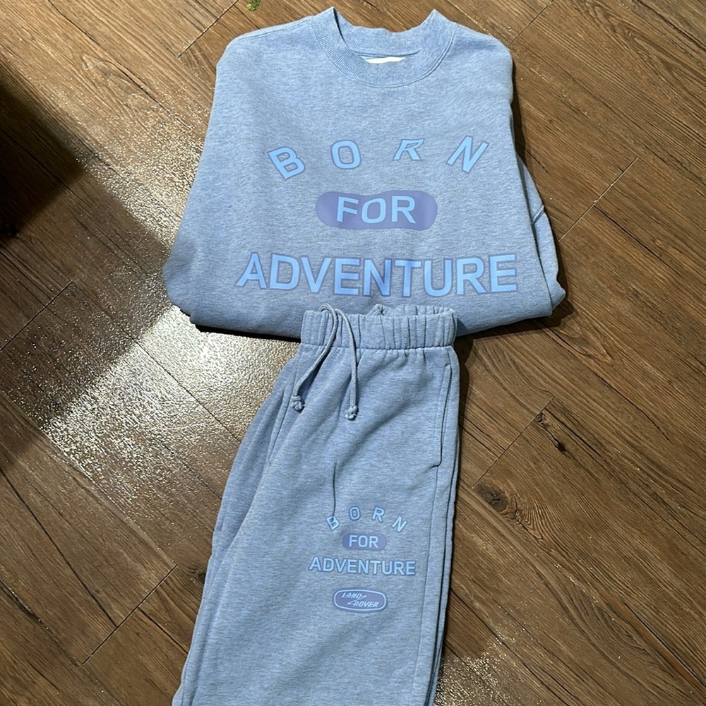 Land Rover Born For Adventure Crew Neck Sweatshirt - Gem